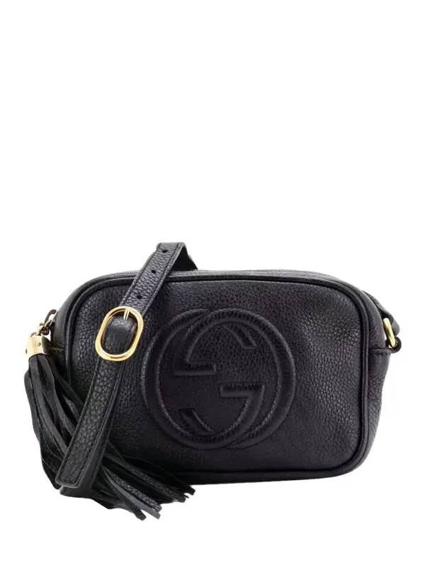 Gucci Soho Disco Leather Mini Crossbody Bag - Black