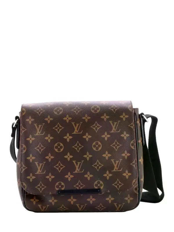 LOUIS VUITTON District Messenger Bag Macassar Monogram Canvas Pm - Brown