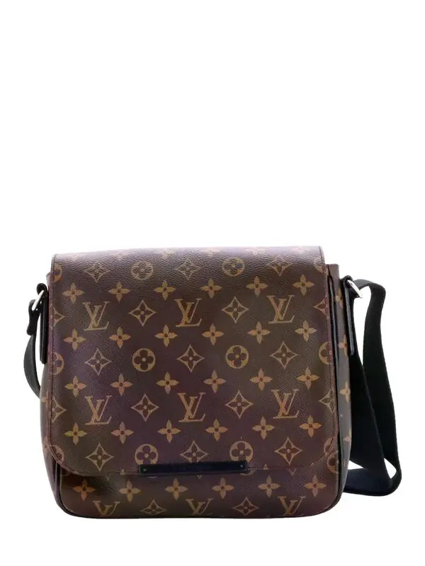 LOUIS VUITTON District Messenger Bag Macassar Monogram Canvas Pm - Brown