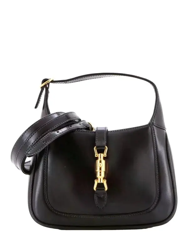 Gucci Jackie 1961 Leather Mini Hobo Bag - Black