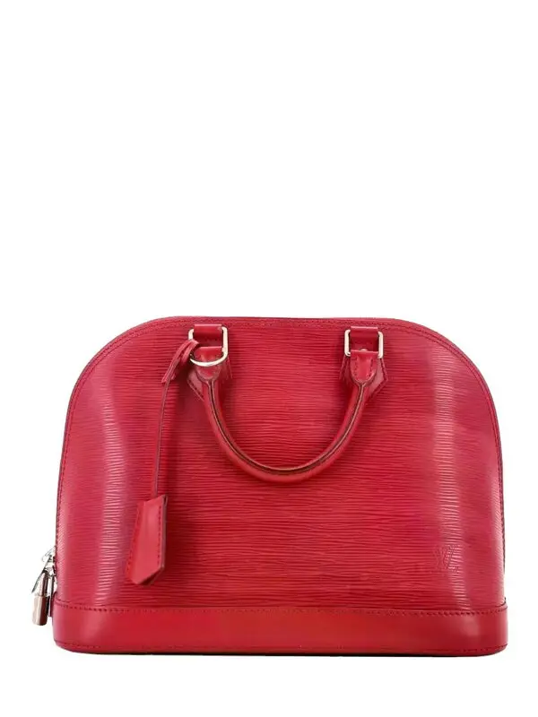 LOUIS VUITTON Alma Handbag Epi Leather Pm - Red