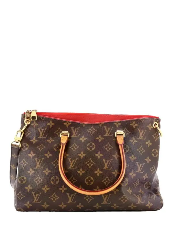 LOUIS VUITTON Pallas Tote Monogram Canvas - Brown