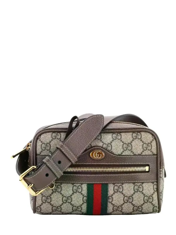 Gucci Ophidia Gg Coated Canvas Small Belt Bag - Brown