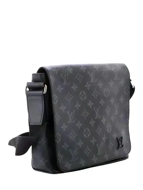 LOUIS VUITTON District Messenger Bag Monogram Eclipse Canvas Pm - Black