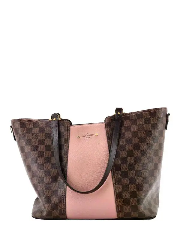 LOUIS VUITTON Jersey Handbag Damier - Brown