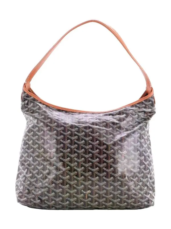 Goyard Boheme Coated Canvas Hobo Bag - Brown