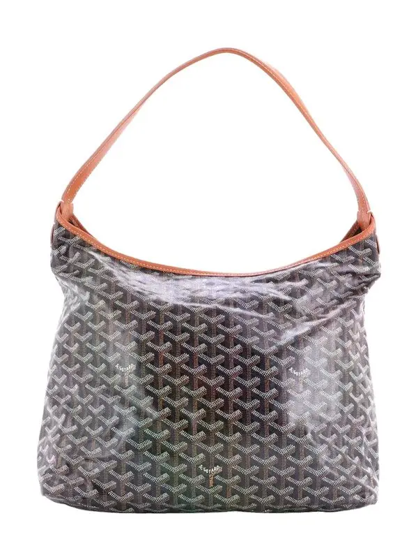 Goyard Boheme Coated Canvas Hobo Bag - Brown