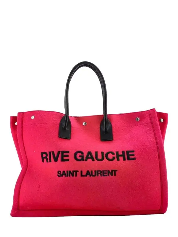 Saint Laurent Rive Gauche Shopper Large Tote Bag - Pink