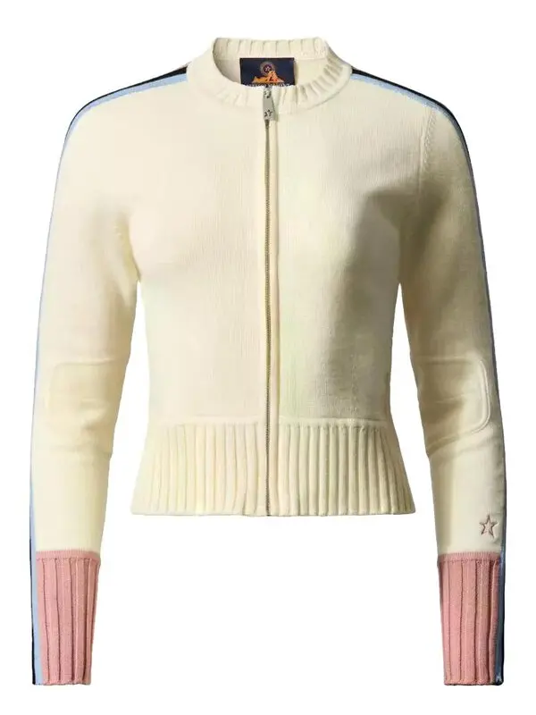 Perfect Moment Camille Zip-up Cardigan - Neutrals