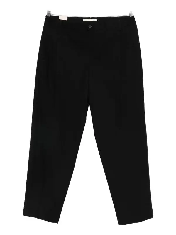 BRIGLIA 1949 Manhattans Front-seam Trousers - Black
