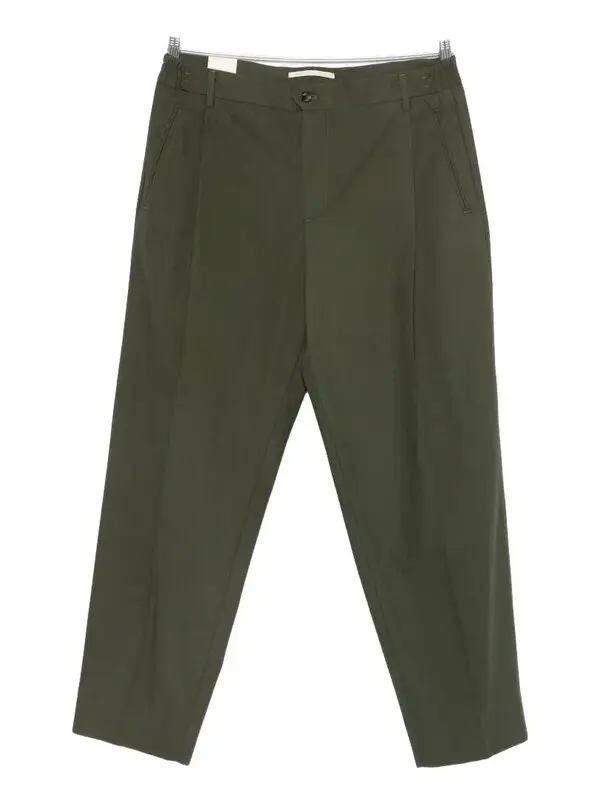 BRIGLIA 1949 Manhattans Pleated Trousers - Green