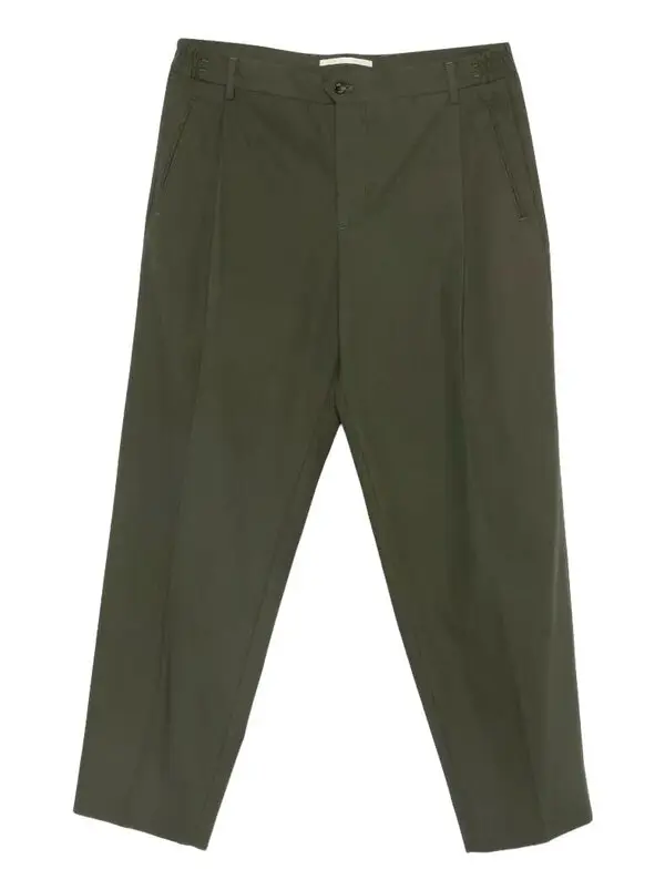 BRIGLIA 1949 Manhattans Pleated Trousers - Green