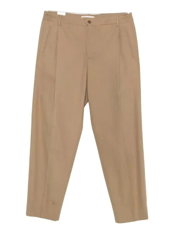 BRIGLIA 1949 Manhattans Pleated Trousers - Neutrals