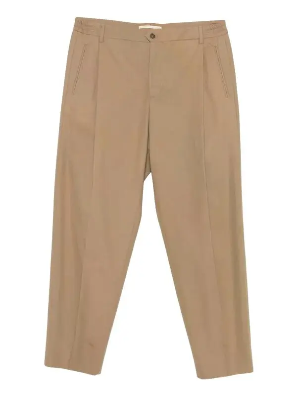 BRIGLIA 1949 Manhattans Pleated Trousers - Neutrals