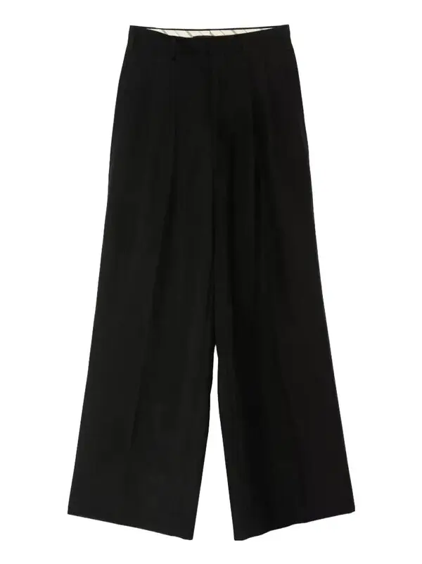 Junya Watanabe Wide Leg Tailored Trousers - Black