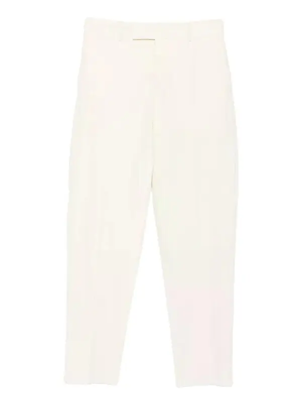 Fendi Textured Trousers - Neutrals
