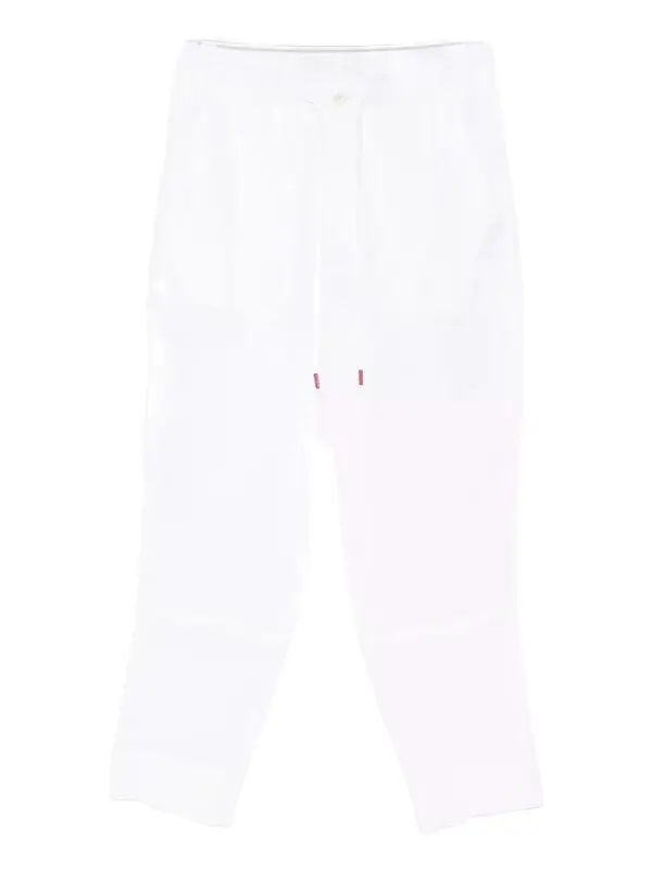Kiton Linen Trousers - White