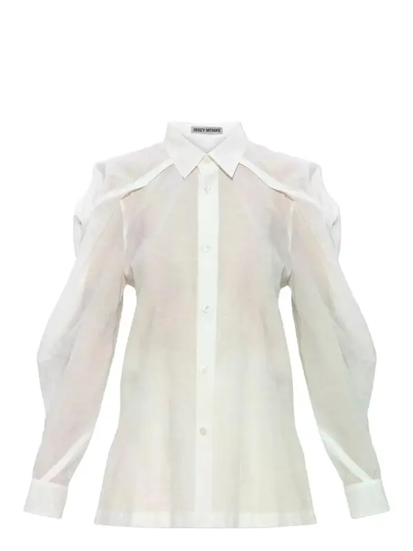 Issey Miyake Puff-sleeve Shirt - White