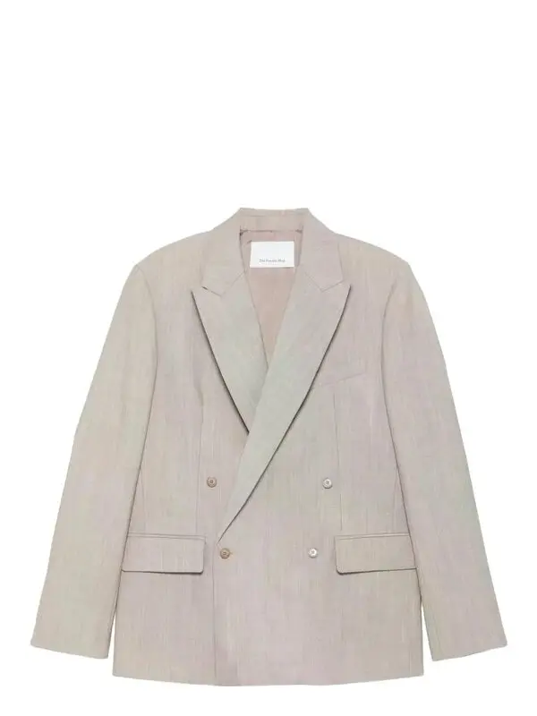 THE FRANKIE SHOP Double-breasted Blazer - Neutrals
