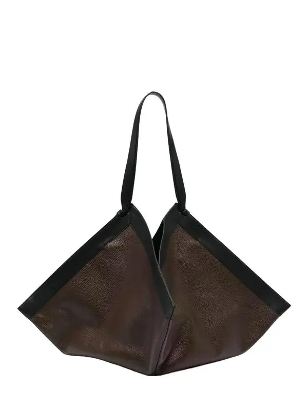 Yuzefi Large Wonton Shoulder Bag - Brown