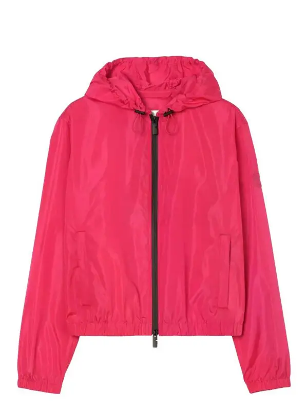 Burberry Nylon Nelson Hooded Jacket - Pink