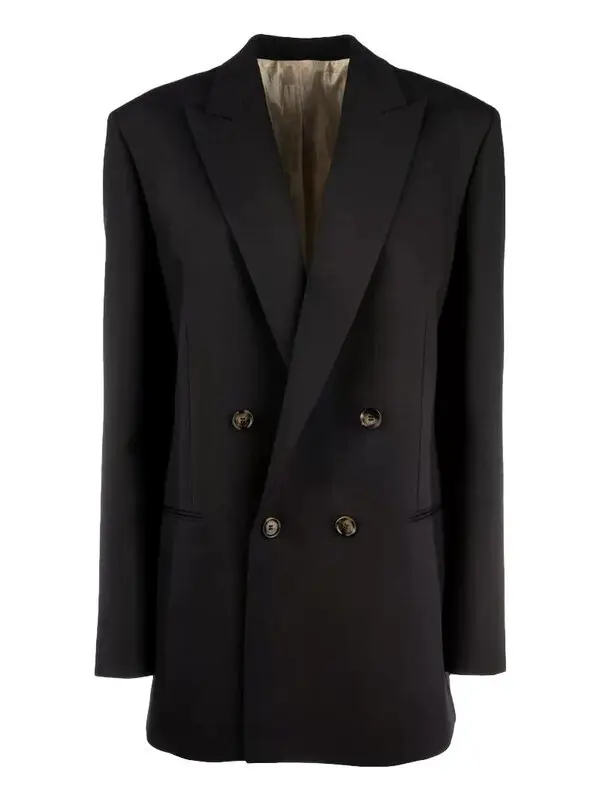 Alberta Ferretti Double-breasted Blazer - Blue