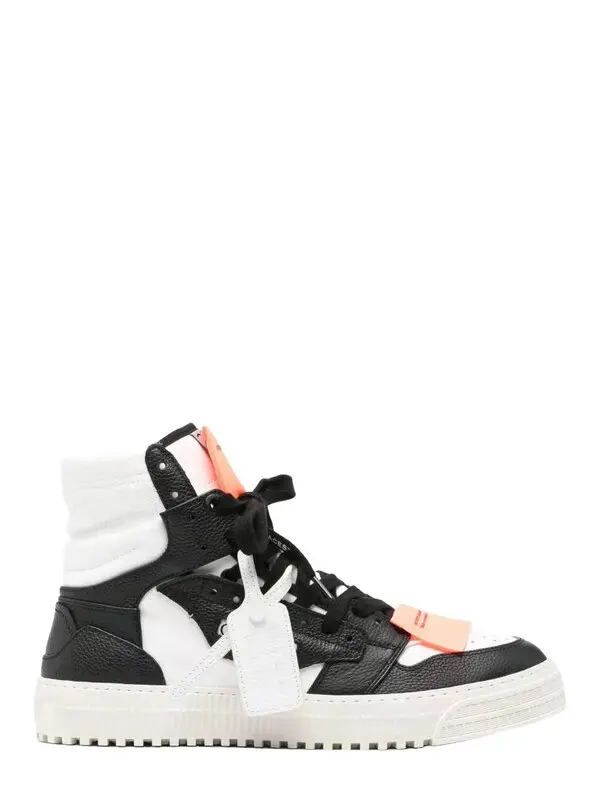 Off-White High-top Lace-up Sneakers - Black