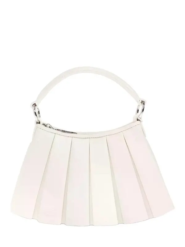 Lacoste Small Lenglen Pleated Tote Bag - White