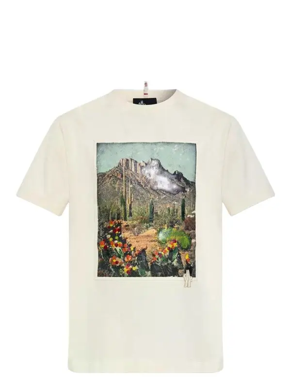 Moncler Day-namic T-shirt - Neutrals
