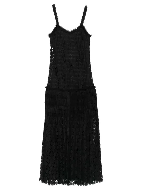 Ulla Johnson Ruffled-detail Maxi Dress - Black