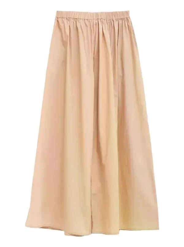 BASERANGE Elasticated Wide Leg Trousers - Neutrals