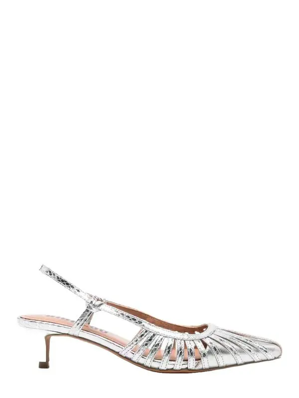 BIBI LOU Cut-out Pumps - Silver