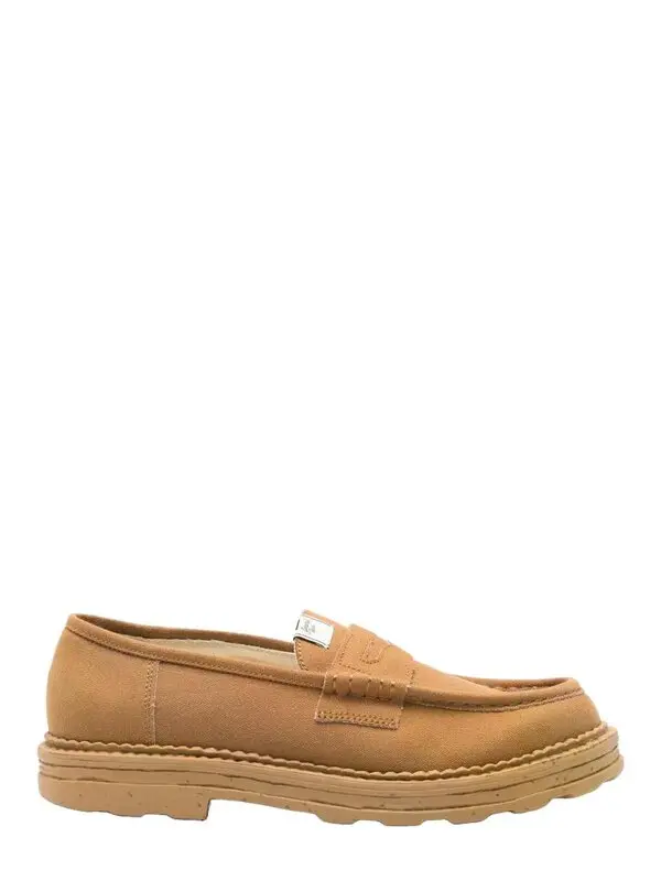 Mihara Yasuhiro Logo-patch Loafers - Neutrals