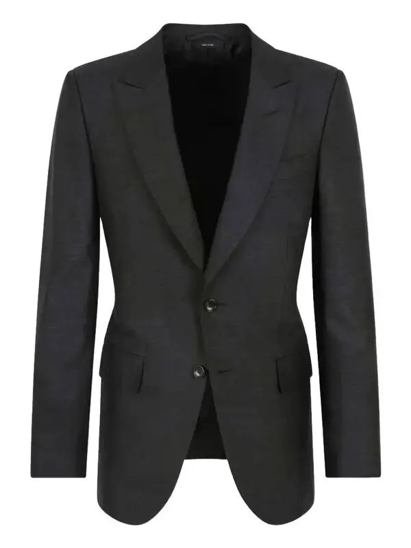 TOM FORD Button Blazer - Black
