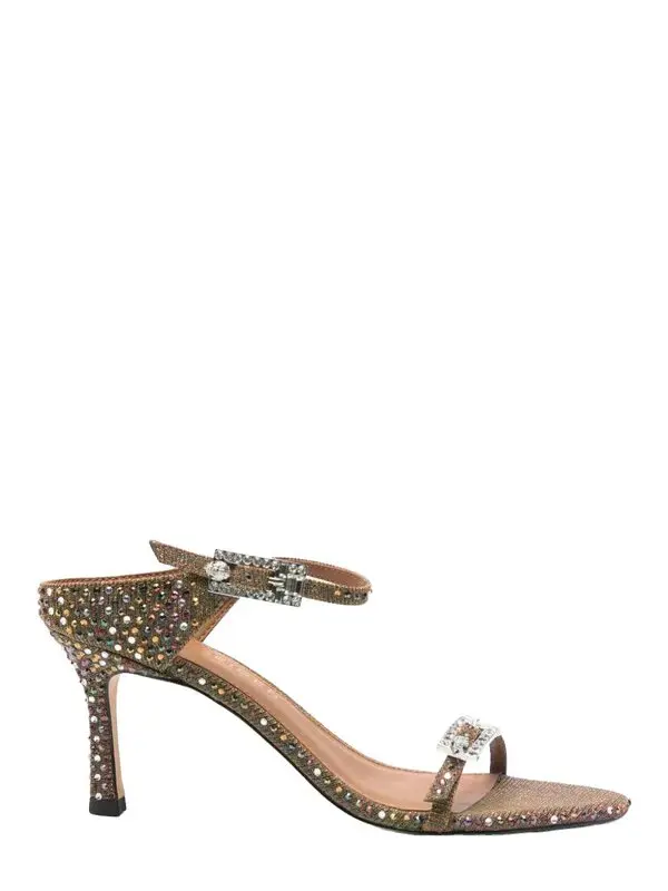Kurt Geiger Embellished Buckle Sandals - Brown