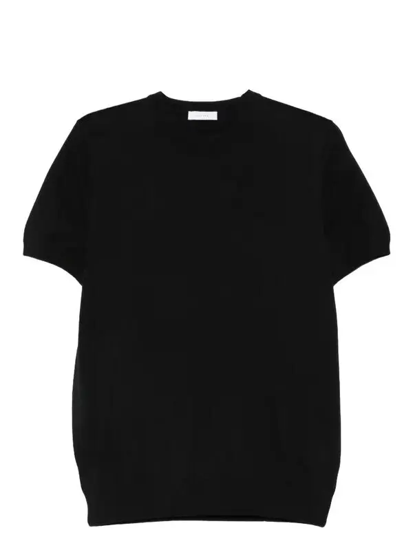 DIKTAT Fine-knit T-shirt - Black