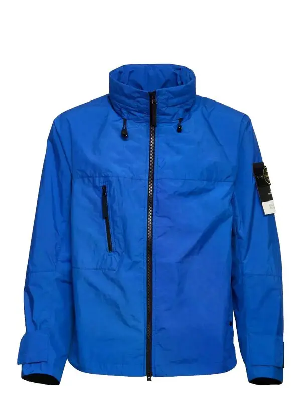 Stone Island Metal Lamina Zip Jacket - Blue