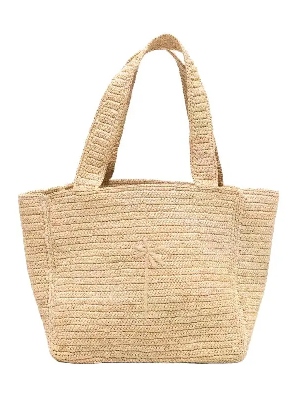Manebí Zuma Raffia Palm-tree Tote Bag - Neutrals