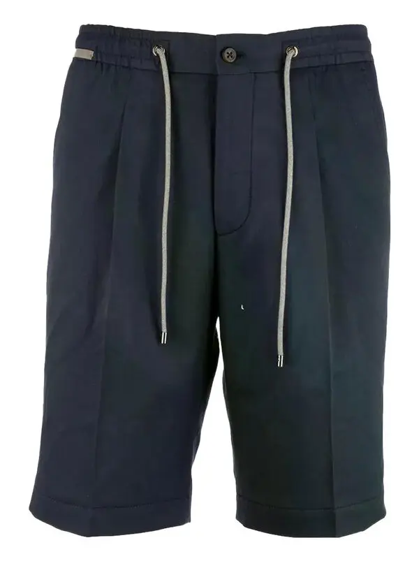 Corneliani Drawstring Tailored Trousers - Blue