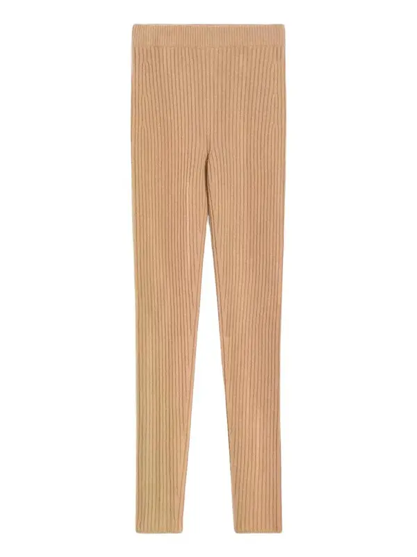 Max Mara Ribbed Trousers - Neutrals
