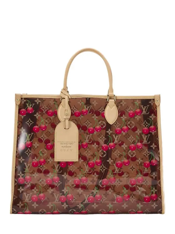 LOUIS VUITTON Takashi Murakami Monogram Cerises On The Go - Brown