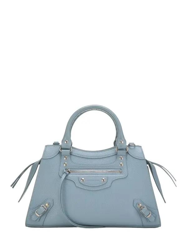 Balenciaga Grained Calfskin Neo Classic City Bag - Blue