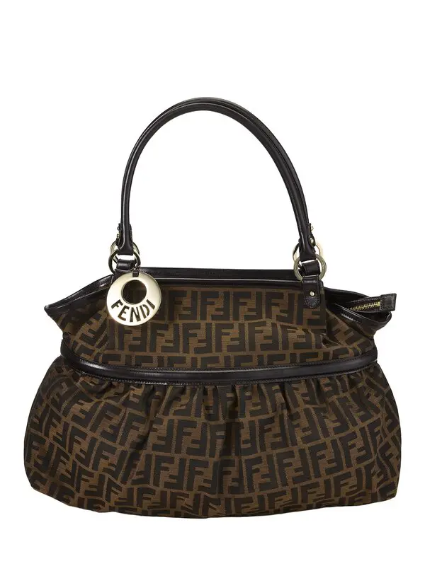 Fendi Zucca Chef Hobo - Brown