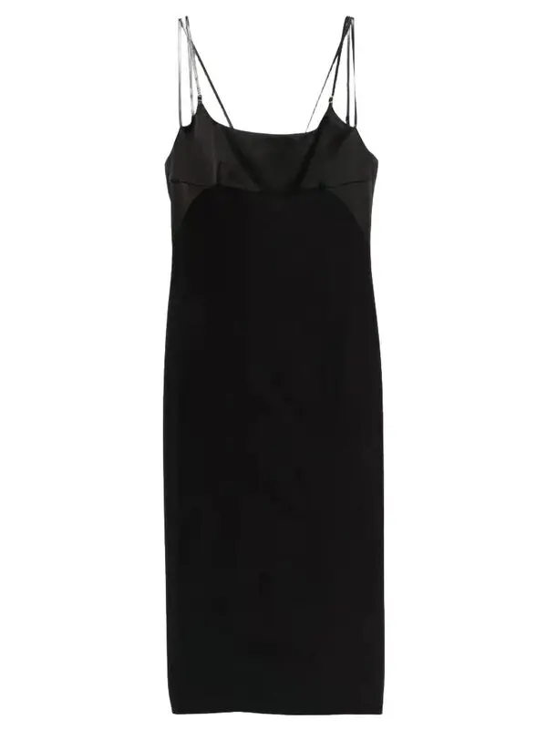 TOM FORD Midi Strap Dress - Black