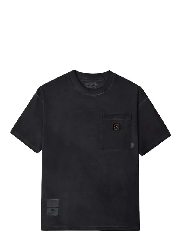 Izzue X Alpha Industries Patch-pocket T-shirt - Grey