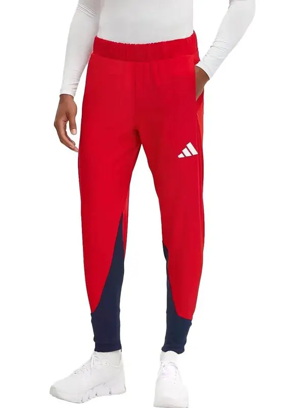Adidas Logo-detail Track Pants - Red