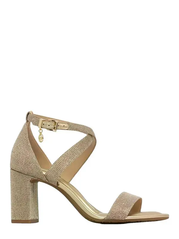 Michael Kors Criss-cross Strap Sandals - Gold
