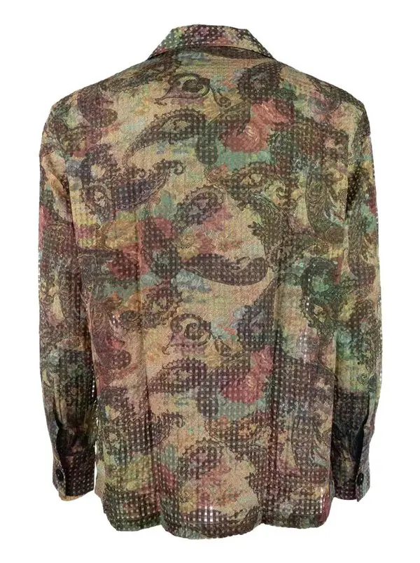 GABRIELE PASINI Floral Paisley Shirt - Neutrals