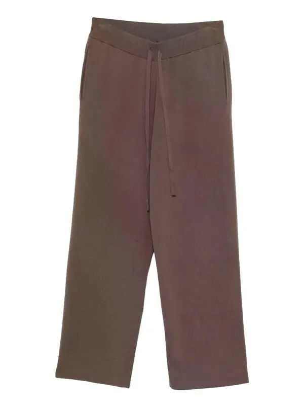 ENTIRE STUDIOS Drawstring Track Pants - Brown