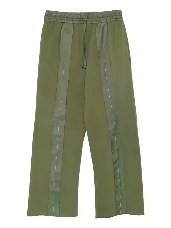 SONIA CARRASCO Drawstring Track Pants - Green